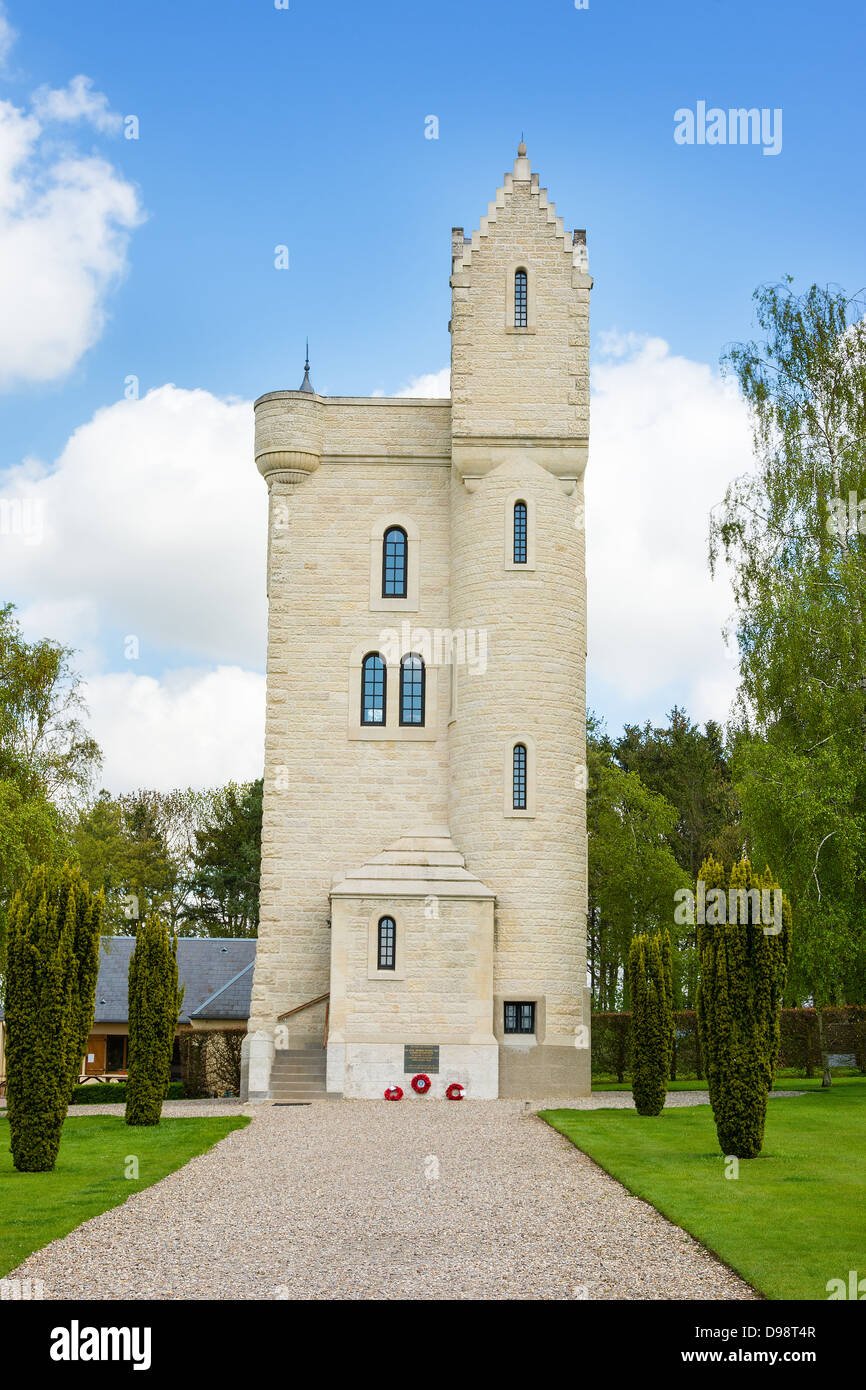 The Ulster Tower the First World War memorial to the 36th Ulster ...
