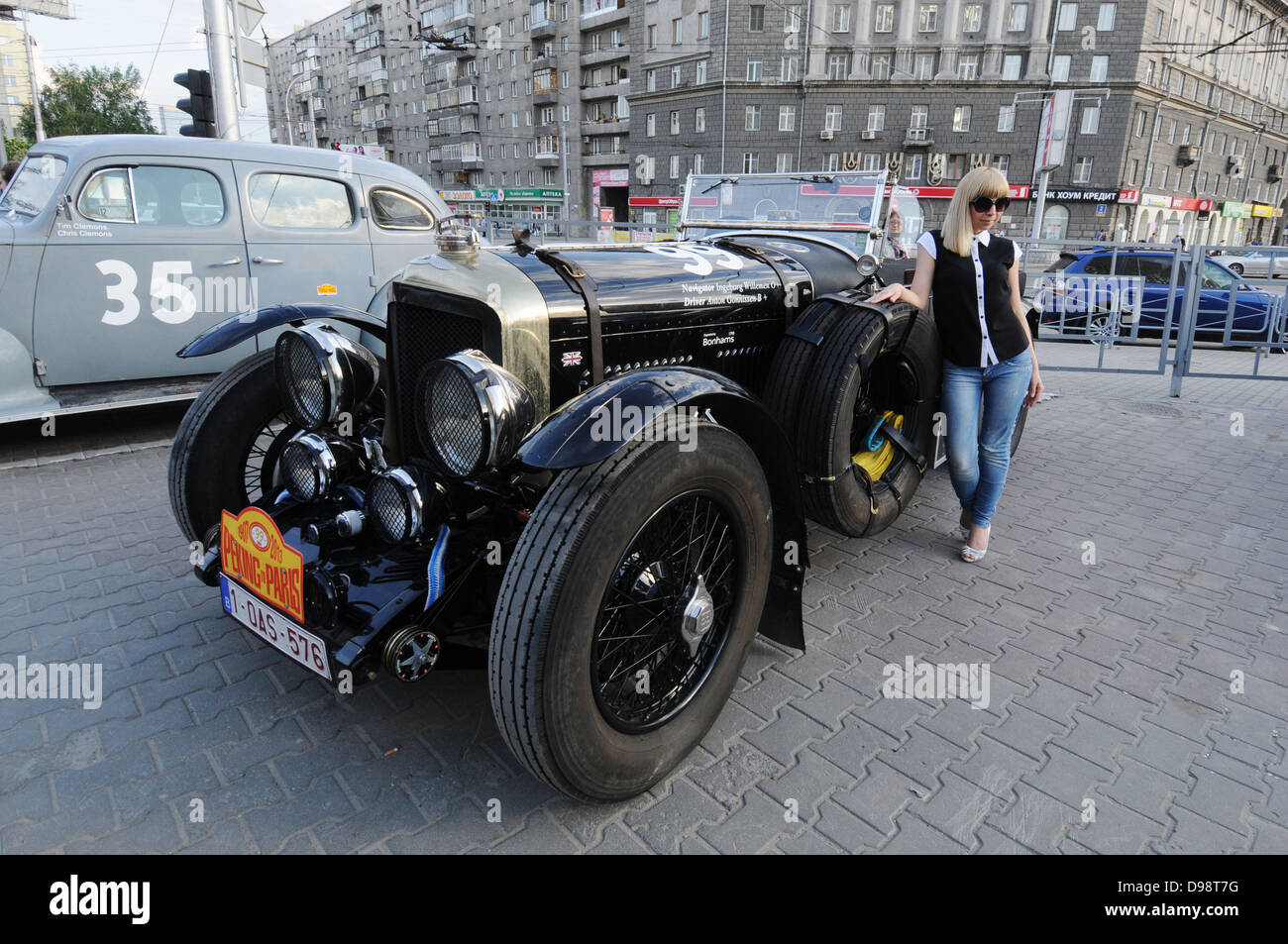 The Peking (Beijing) to Paris Rally made a stop in the capital of ...