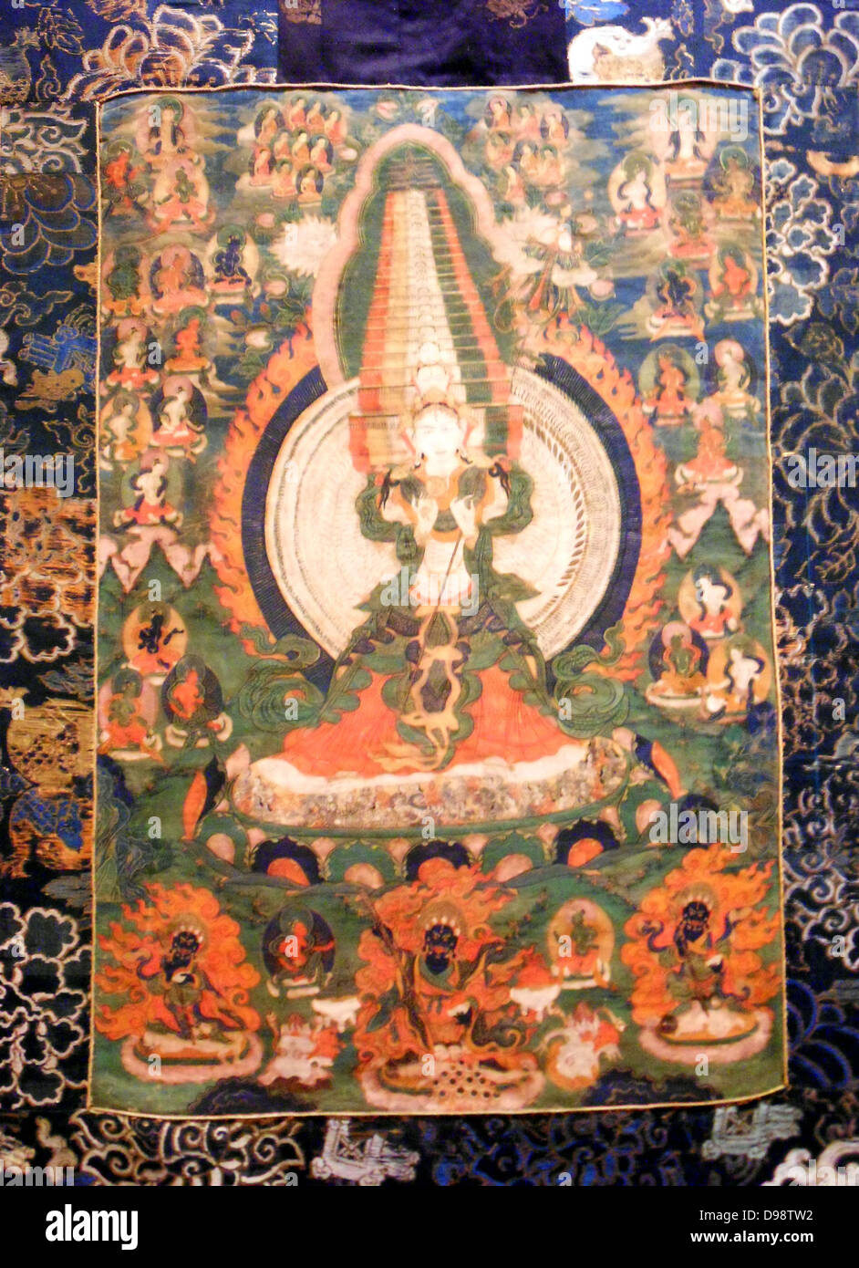 Samvara Mandala. A Buddhist mandala 18th Century canvas (painting ...