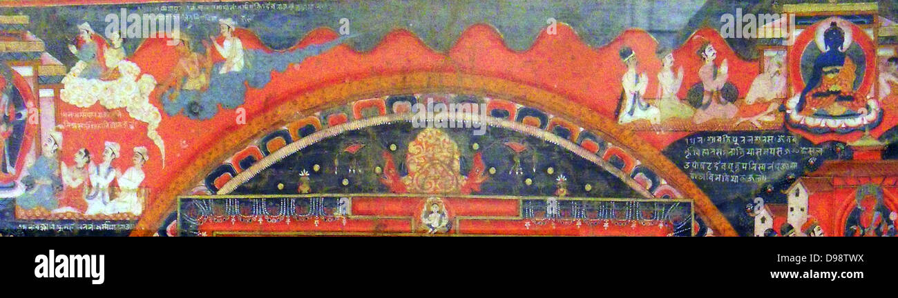 Avalokitesvara Mandala depicting the Bodhisattva of compassion in her ...