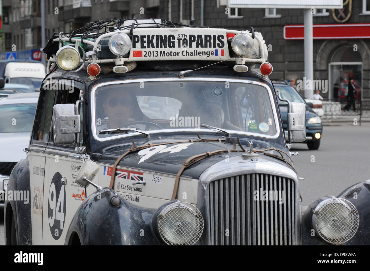The Peking (Beijing) to Paris Rally made a stop in the capital of ...