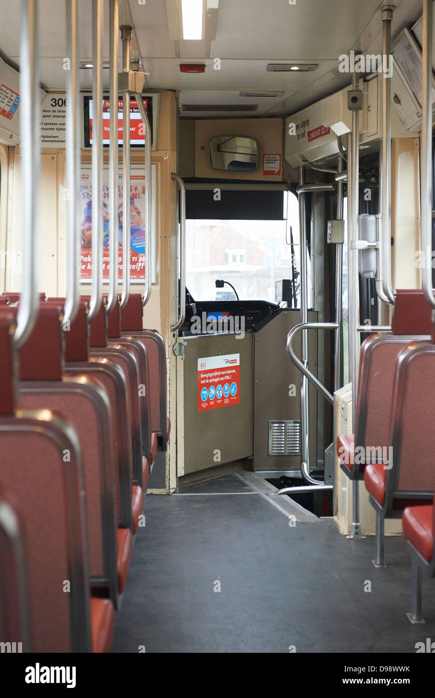 Modern tram interior hi-res stock photography and images - Alamy