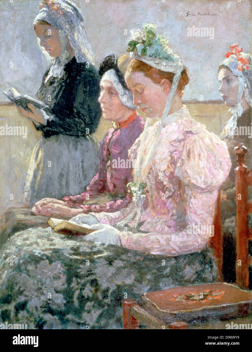 Gari Melchers Prints Nativity Clipart