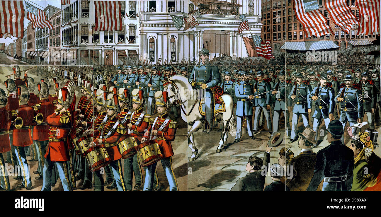 American soldiers marching hi-res stock photography and images - Alamy