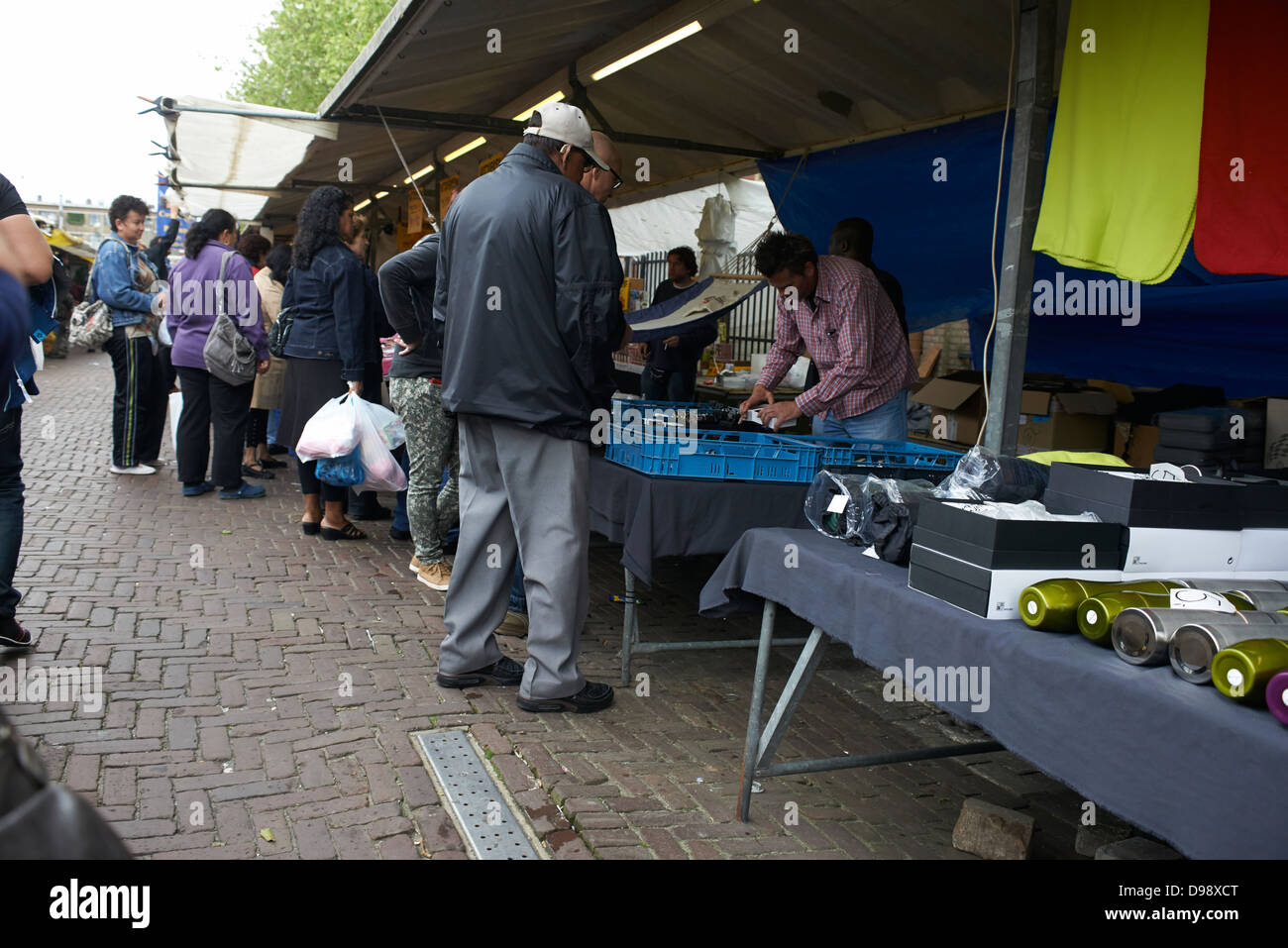 Open Air Market in The Hague, Holland, Kingdom of Netherlands, the ...