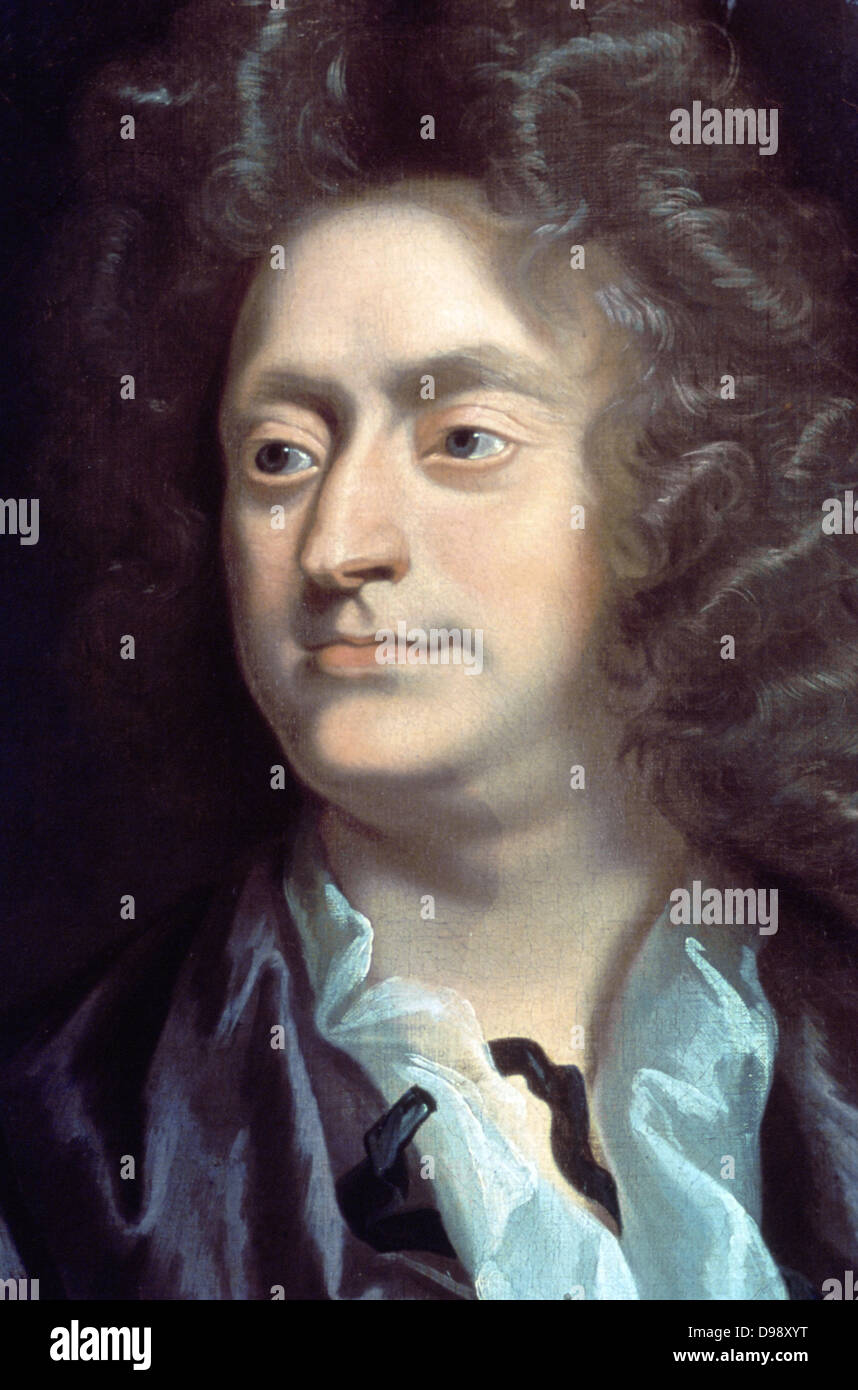 Henry Purcell (1659-1695) English composer. 'Portrait of 1695 by John ...