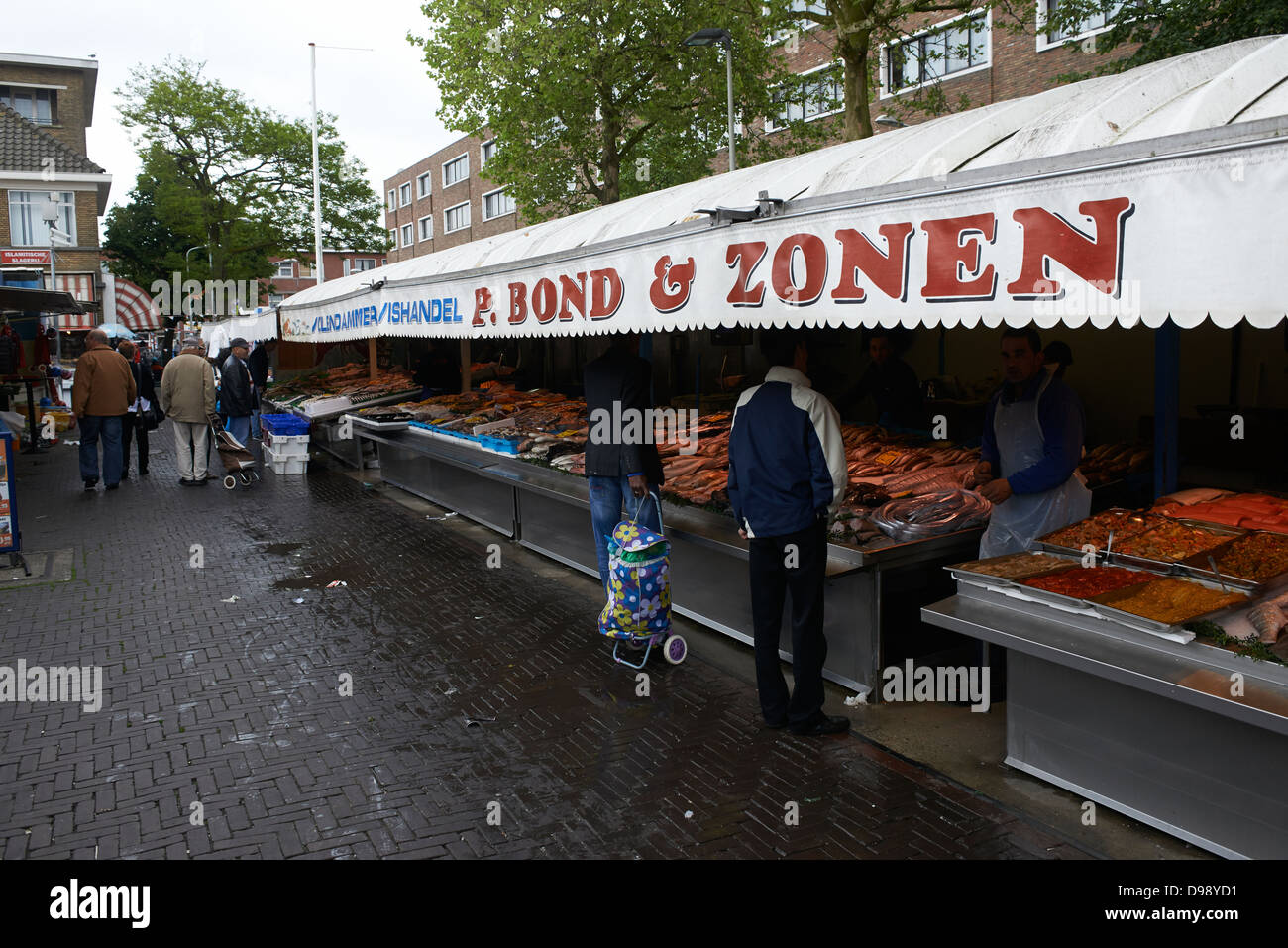 Open Air Market in The Hague, Holland, Kingdom of Netherlands, the ...