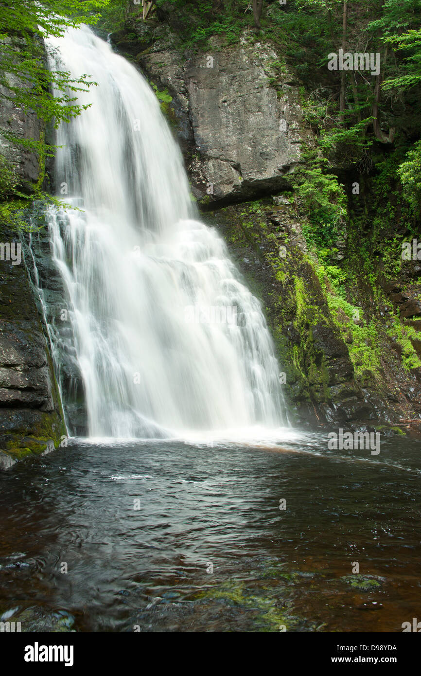 MAIN WATERFALLS BUSHKILL FALLS THEME PARK BUSHKILL CREEK PIKE COUNTY ...