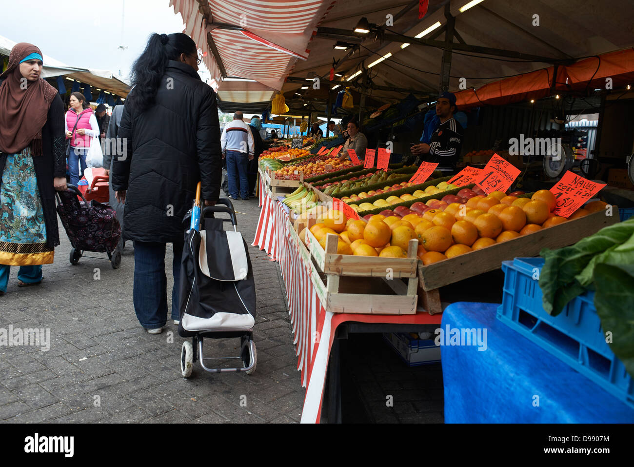 Open Air Market in The Hague, Holland, Kingdom of Netherlands, the ...