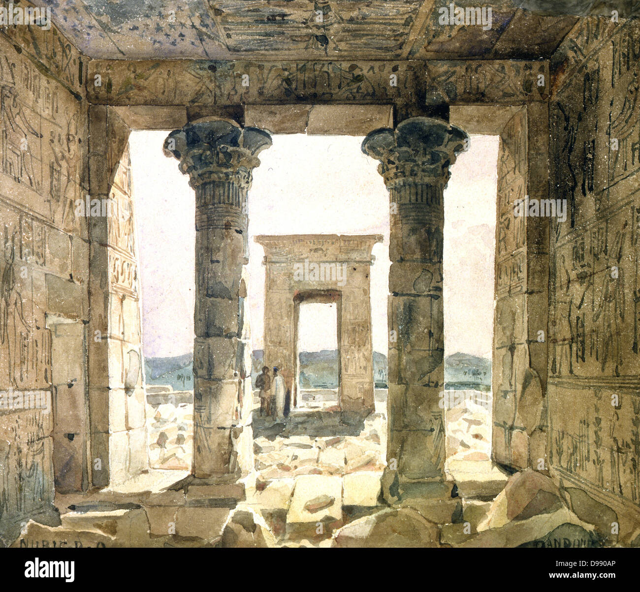 Dendera temple complex hi-res stock photography and images - Alamy