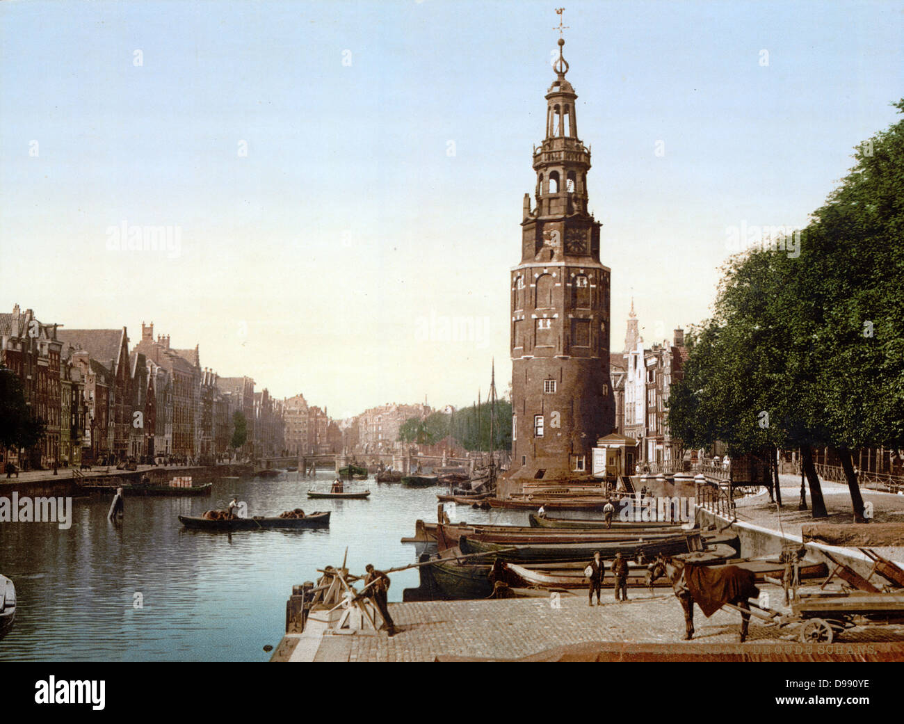1890 1900 the montelbaanstoren hi-res stock photography and images - Alamy