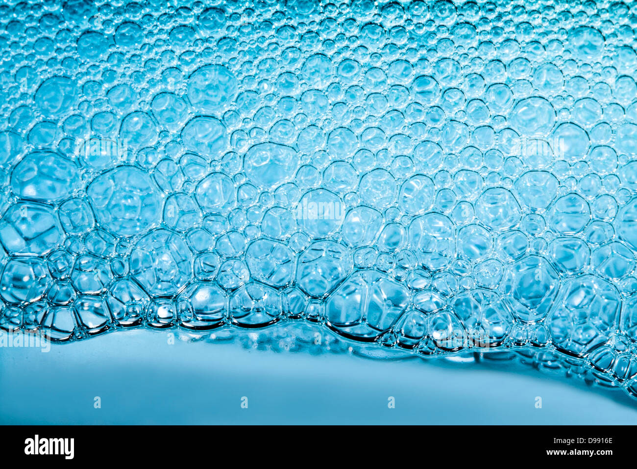 blue bubbles close up Stock Photo - Alamy