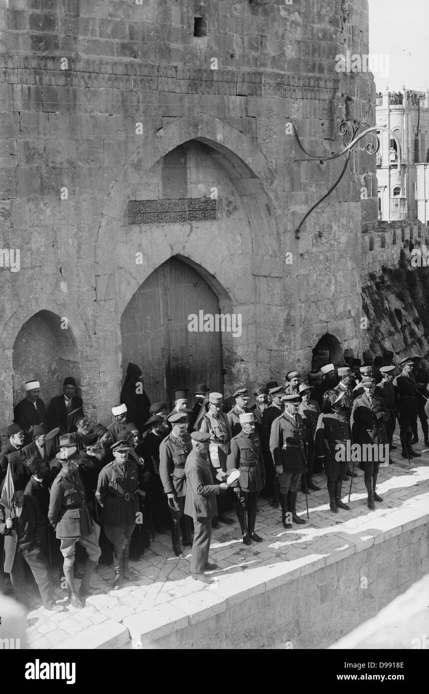 World War I 1914-1918: Field Marshal Allenby's entry into, Jerusalem ...