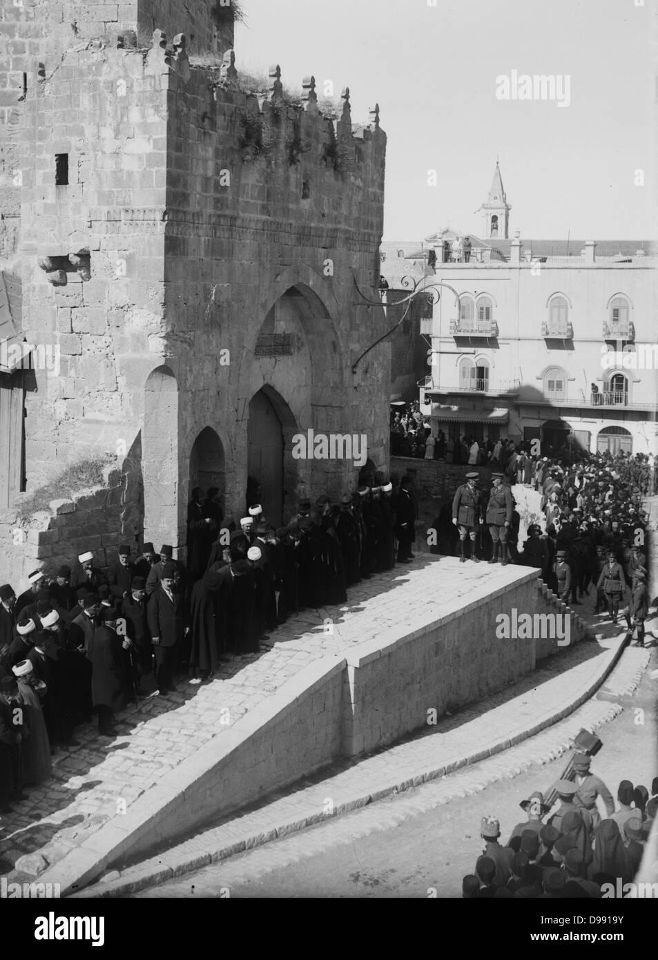 General Allenby, Jerusalem Palestine, 11 December 1917. Allenby and ...