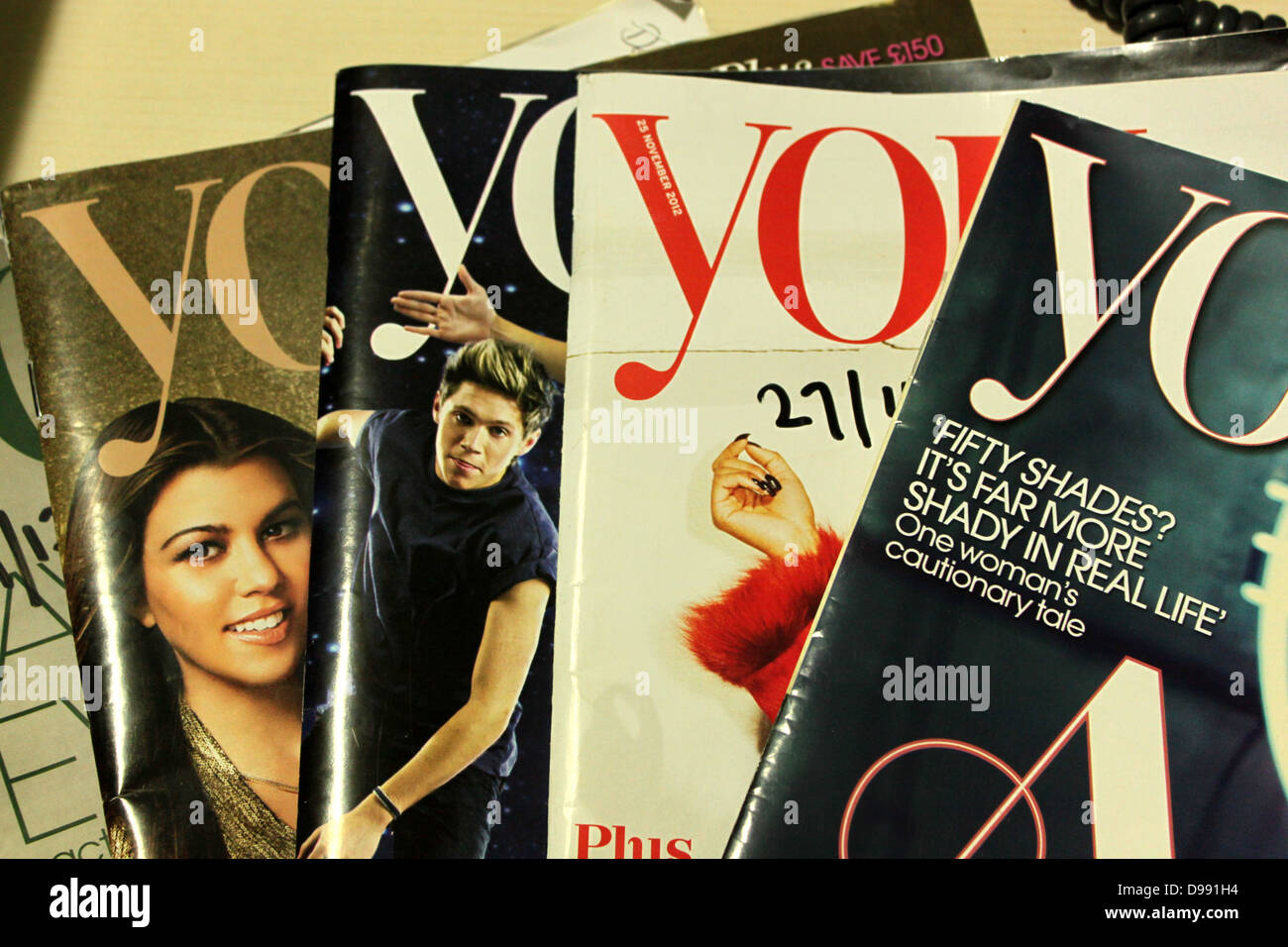 Copies of You magazine, The Mail on Sunday Stock Photo - Alamy