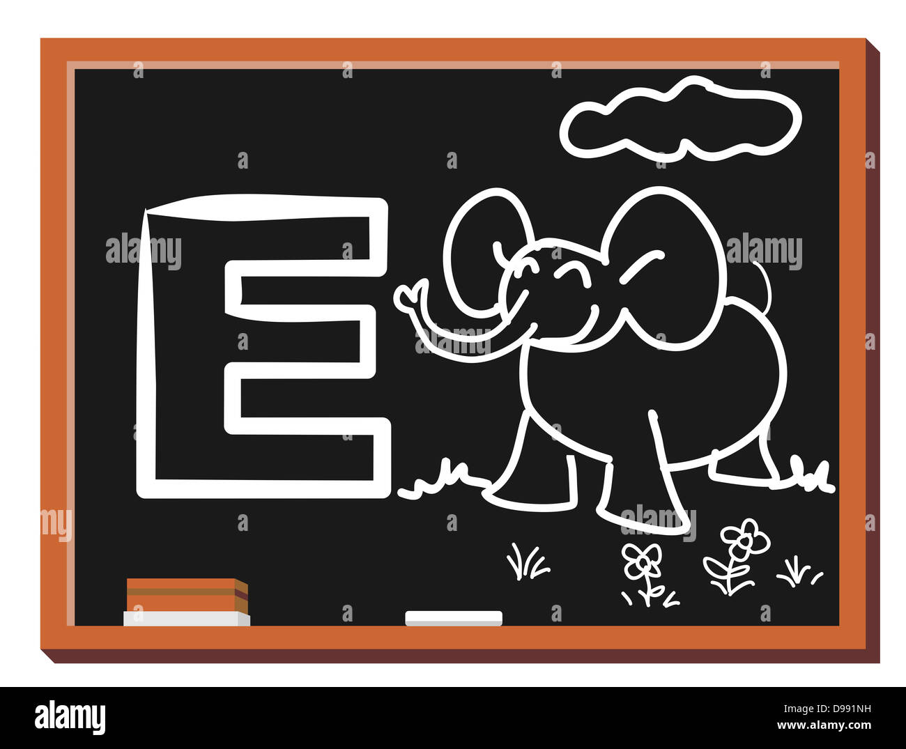 Letter E Elephant