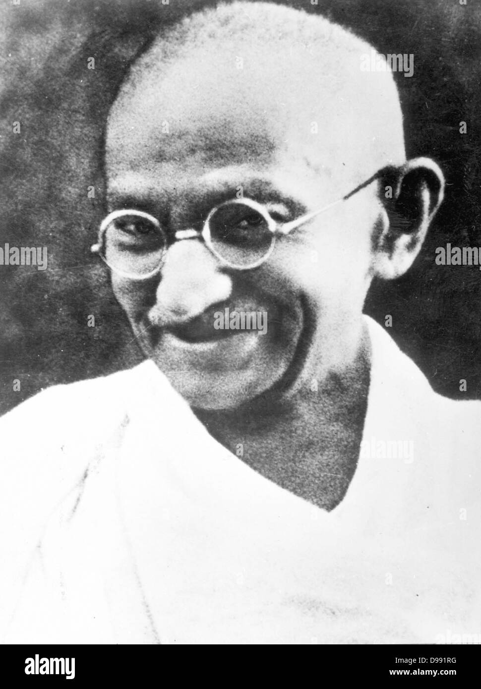 Mahatma gandhi Black and White Stock Photos & Images - Alamy
