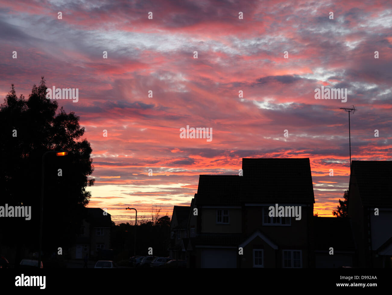 Sunset in pastel colours hi-res stock photography and images - Alamy