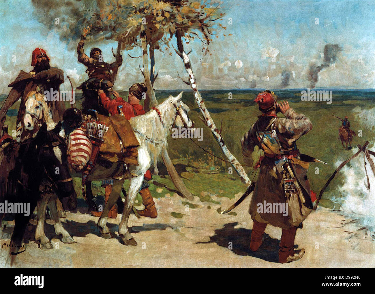 At the Southern Border' (of Muscovy), 1888. Oil on canvas. Sergei ...