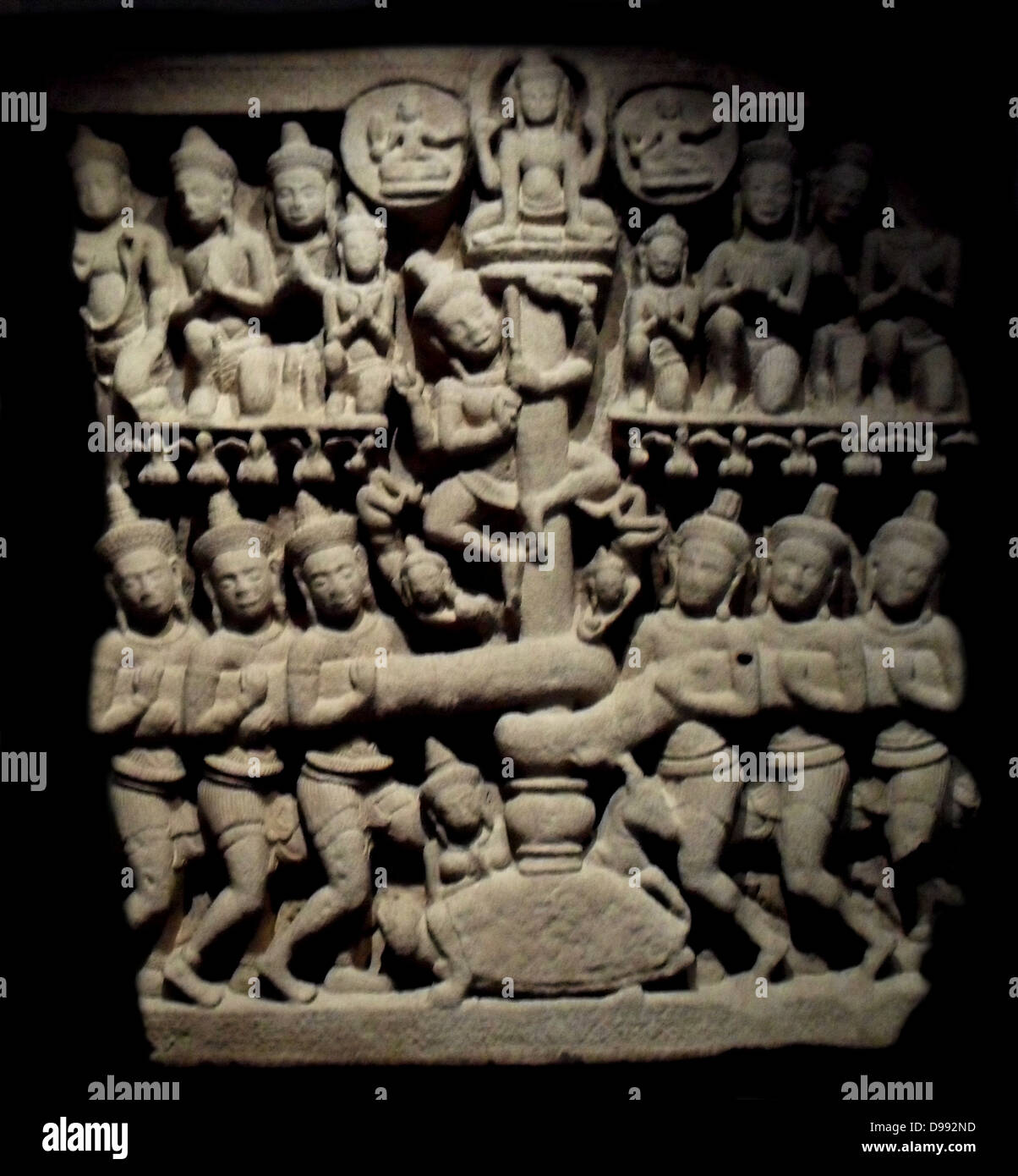 Strip from the foundations. Style: Post-Bayon (1250-1431) sandstone ...