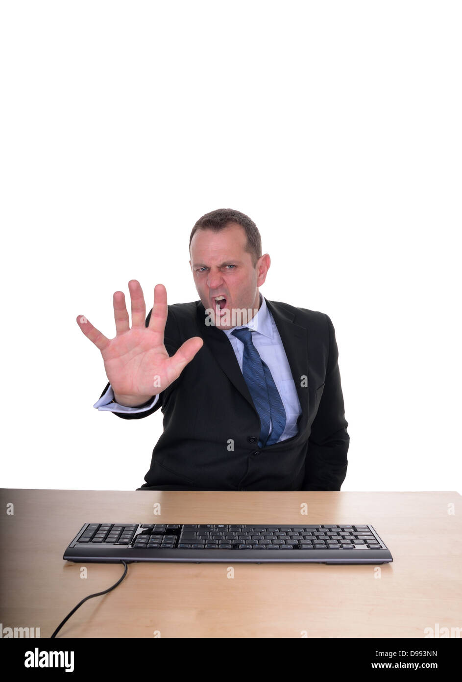 Hand stop suit hi-res stock photography and images - Alamy