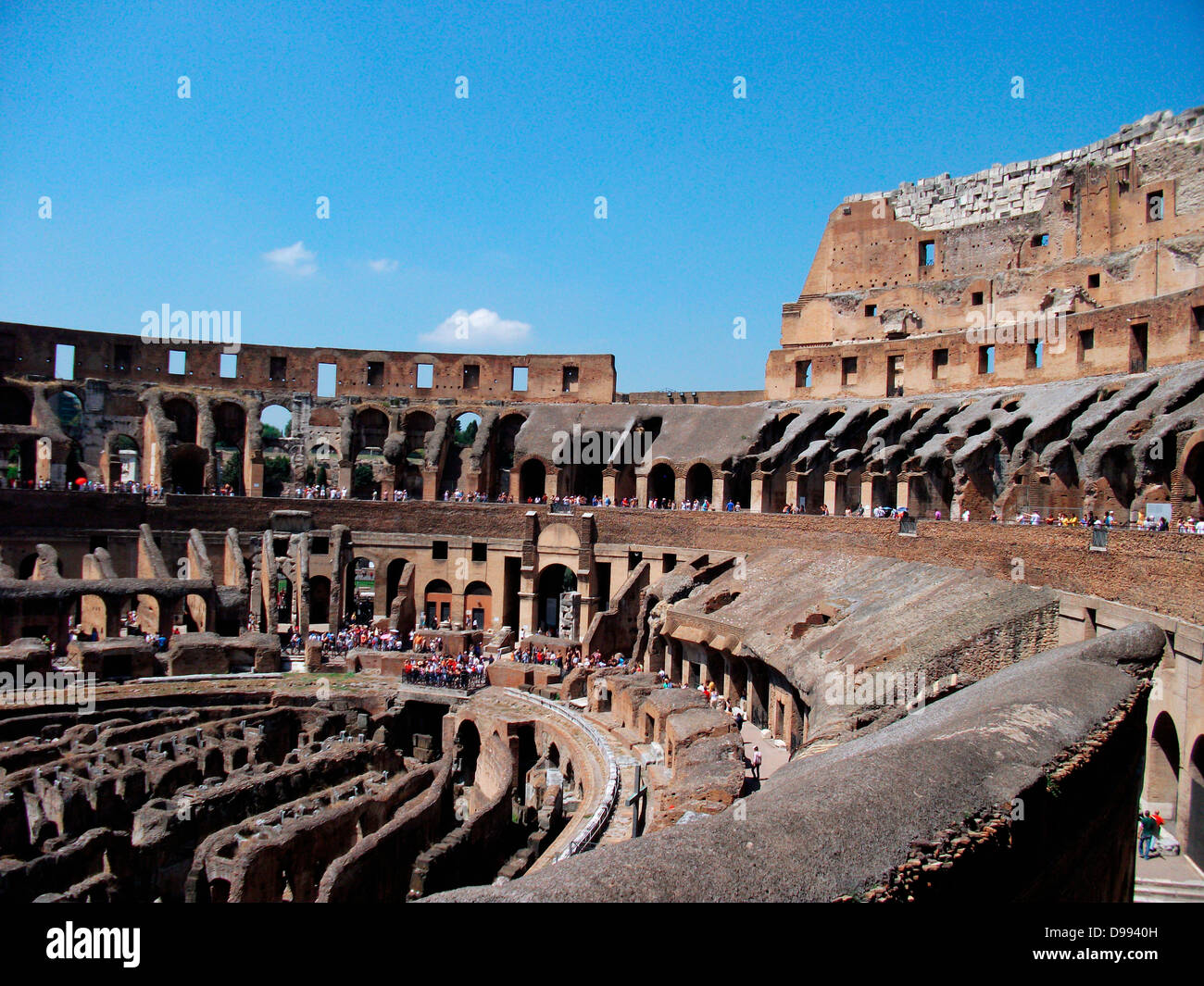 Colosseum originally flavian amphitheatre rome hi-res stock photography ...