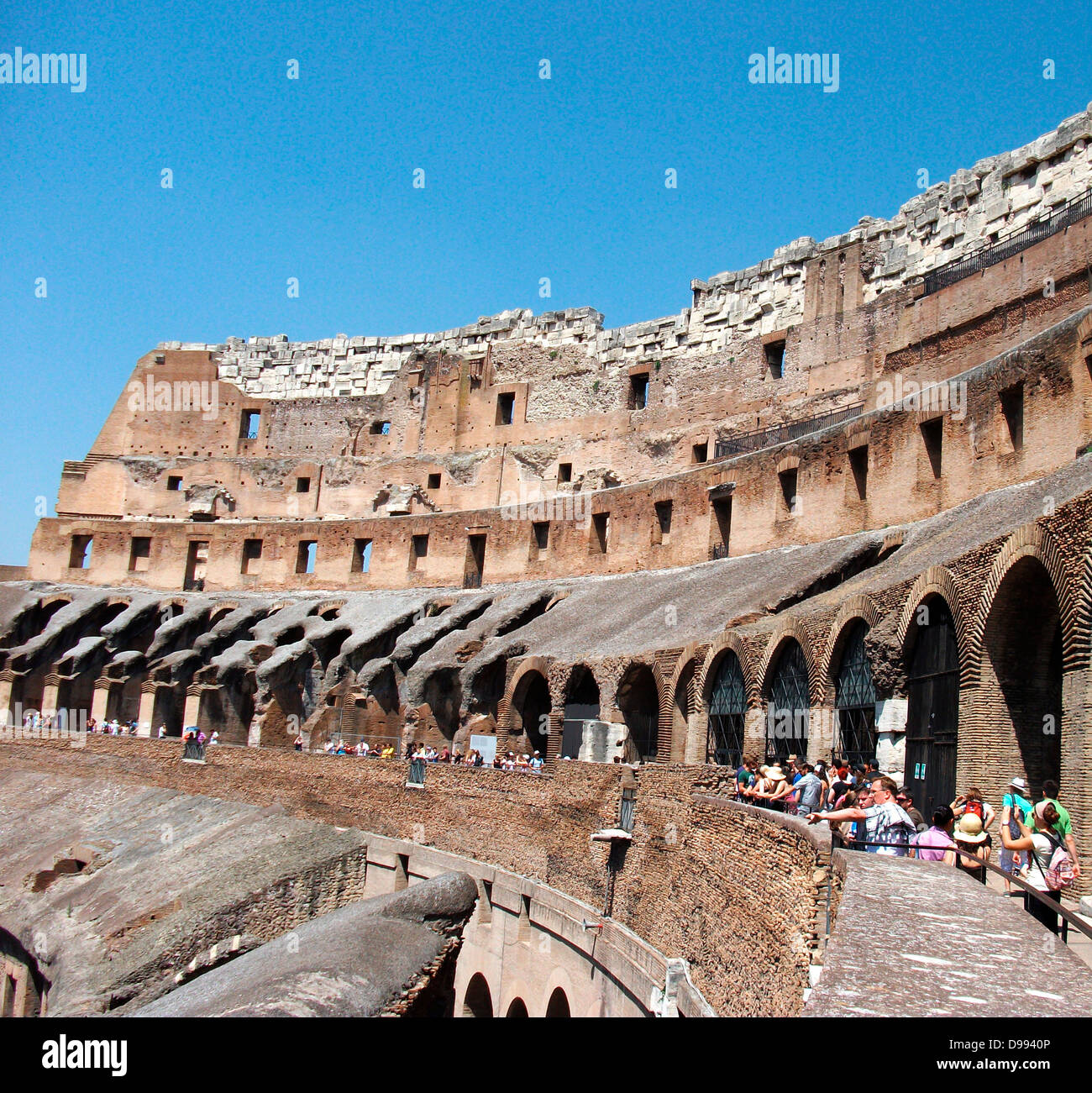 The Colosseum, or the Coliseum, originally the Flavian Amphitheatre in ...