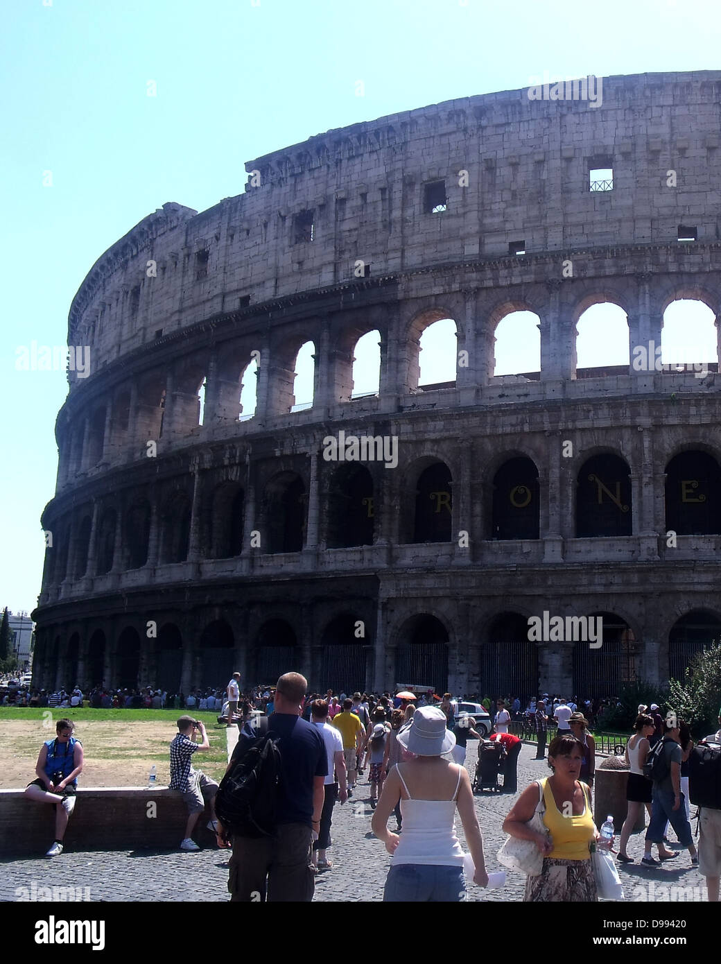 The Colosseum, or the Coliseum, originally the Flavian Amphitheatre in ...