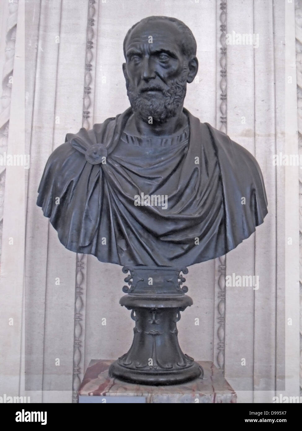Attributed to Ludovico Lombardi, Ferrara, 1509-Rome (?), 1575. Bust of ...