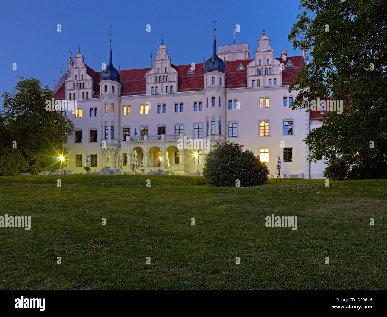 Boitzenburg Castle, Uckermark, Brandenburg, Germany Stock Photo - Alamy
