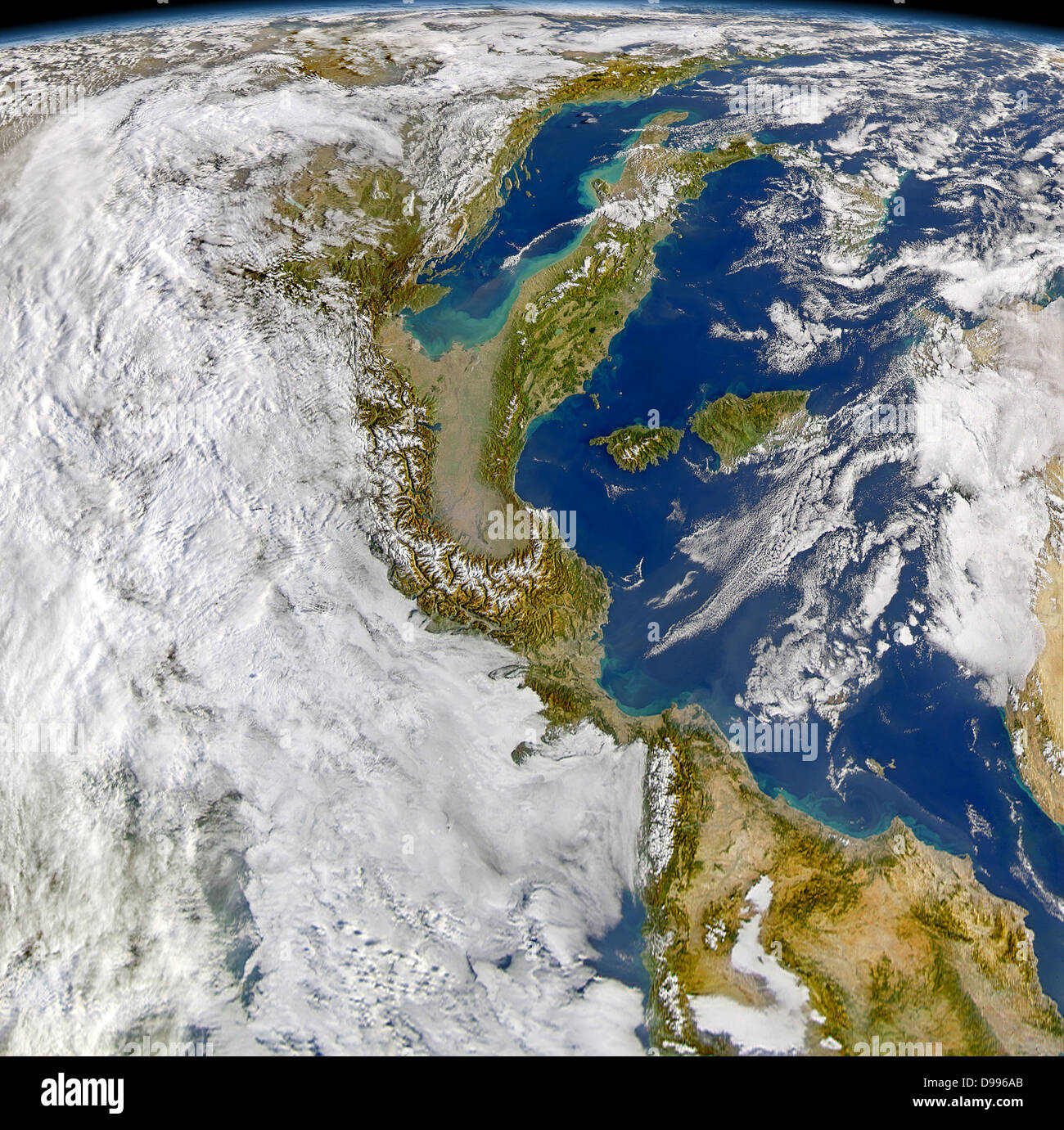 An intense winter storm raced across the Mediterranean on November 13 ...