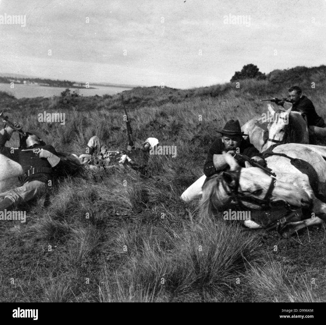 Spanish american war puerto rico Black and White Stock Photos & Images ...