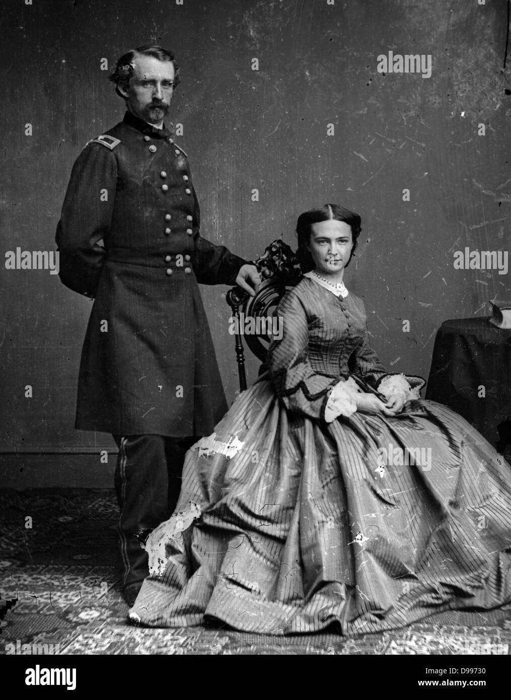 General George Custer Black and White Stock Photos & Images - Alamy