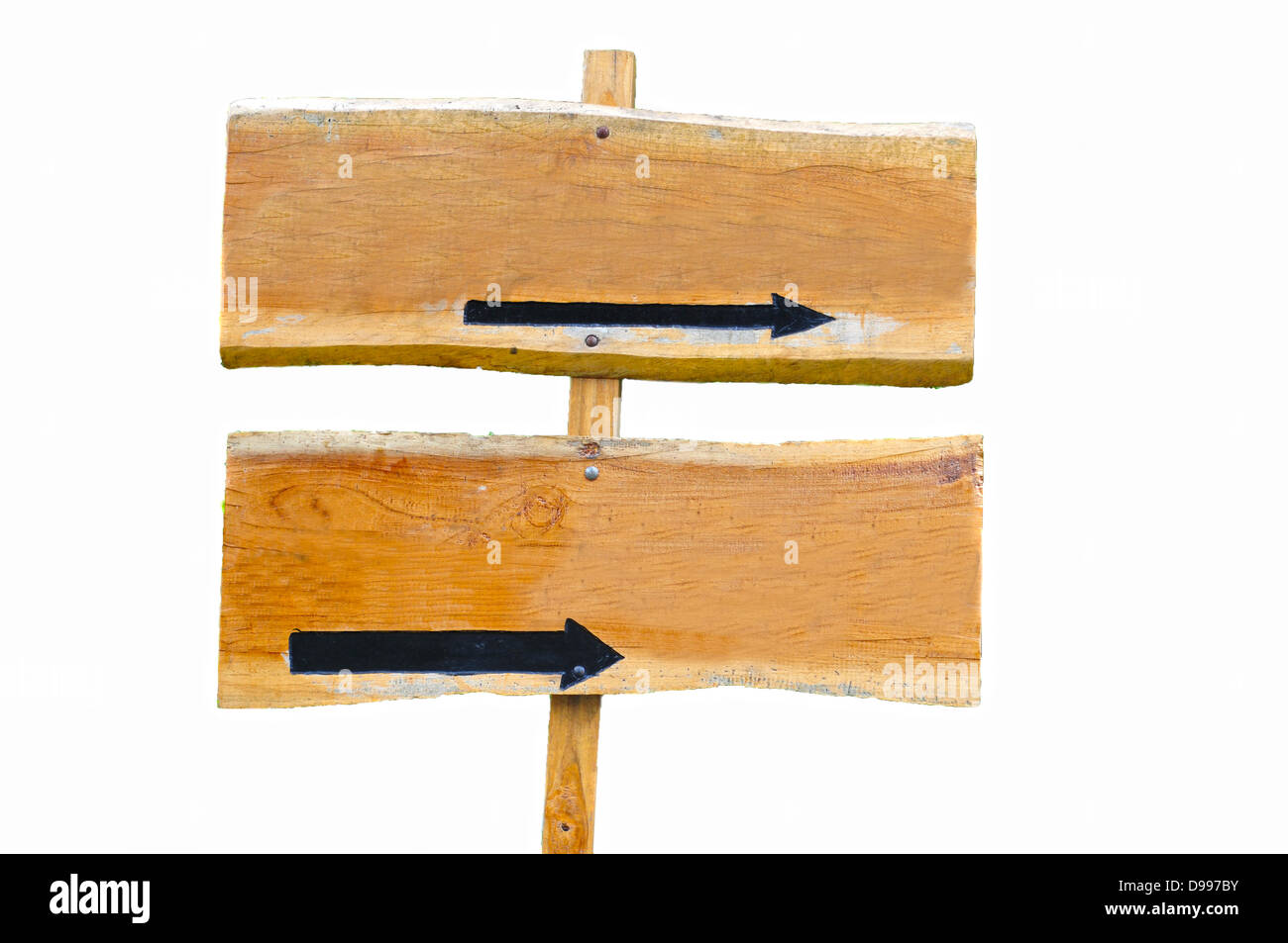 Road traffic sign two arrows hi-res stock photography and images - Alamy