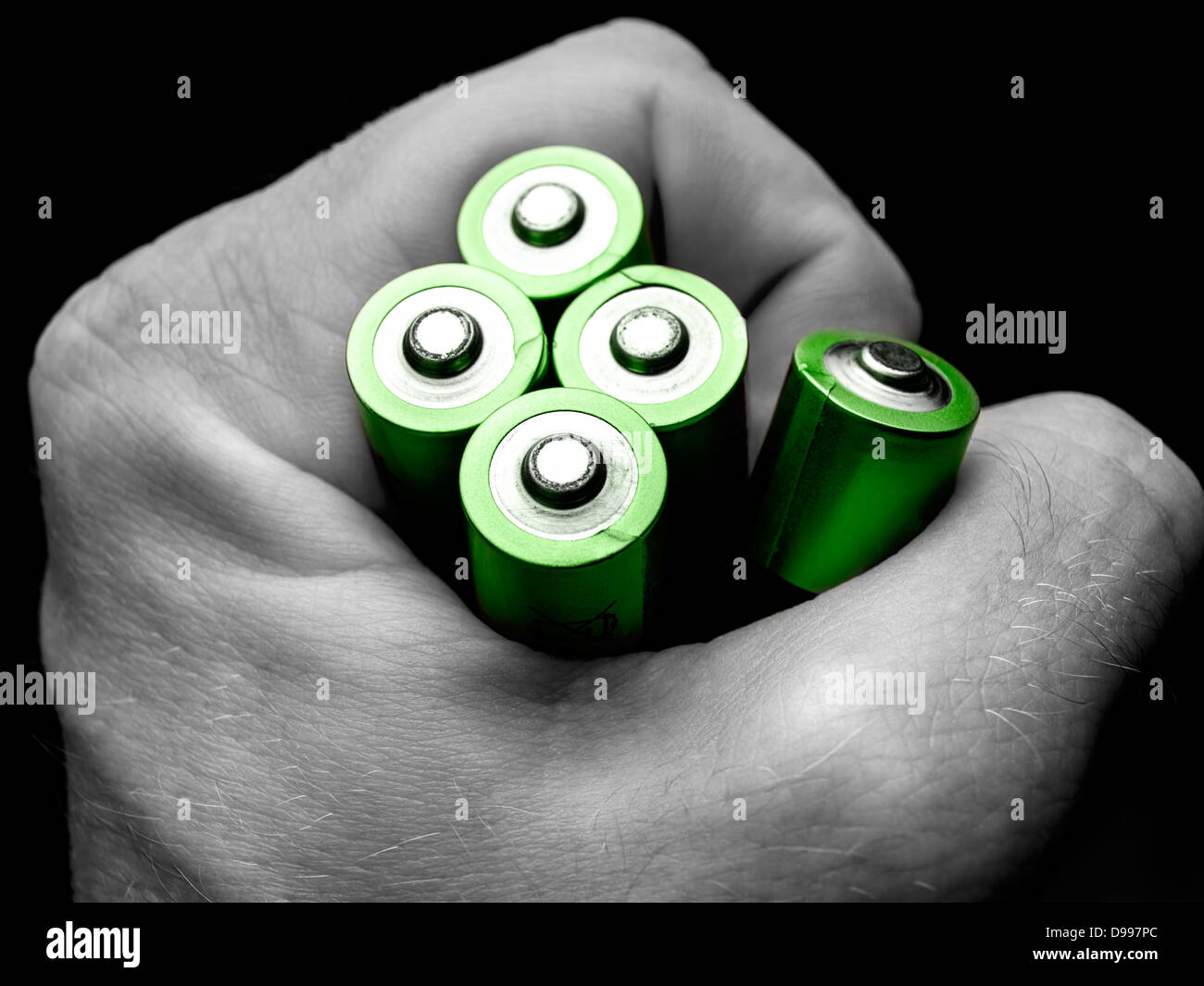 Batteries in the hand, selective desaturation, for ecology, energy ...