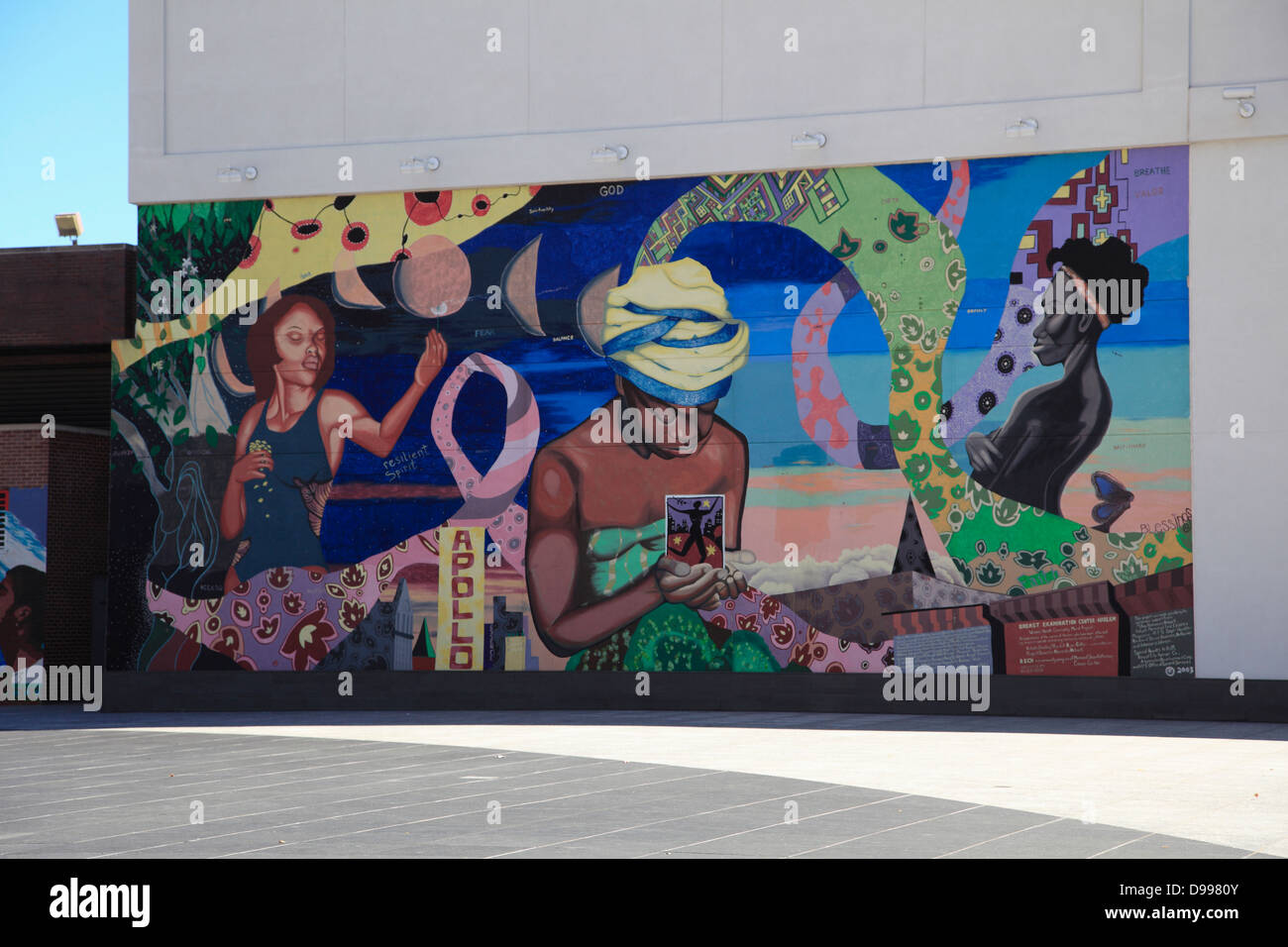 Mural, Harlem, Manhattan, New York City, USA Stock Photo - Alamy