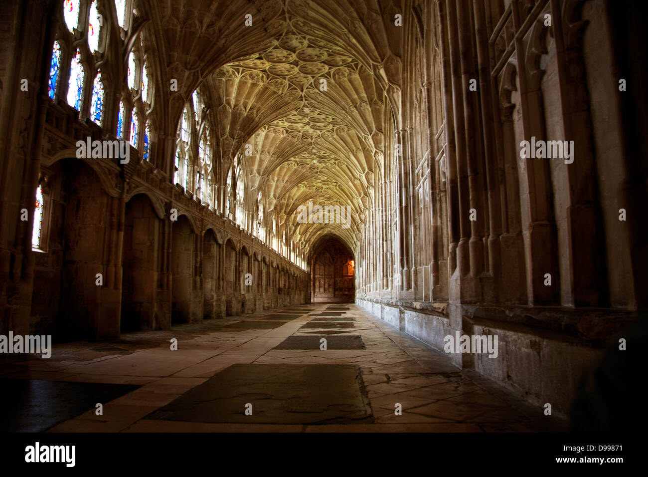 Gloucester cathedral cloisters harry potter hi-res stock photography ...