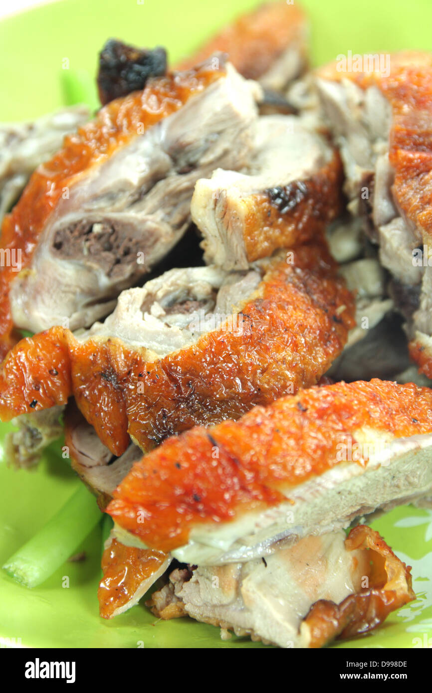 Sliced roasted duck Stock Photo - Alamy