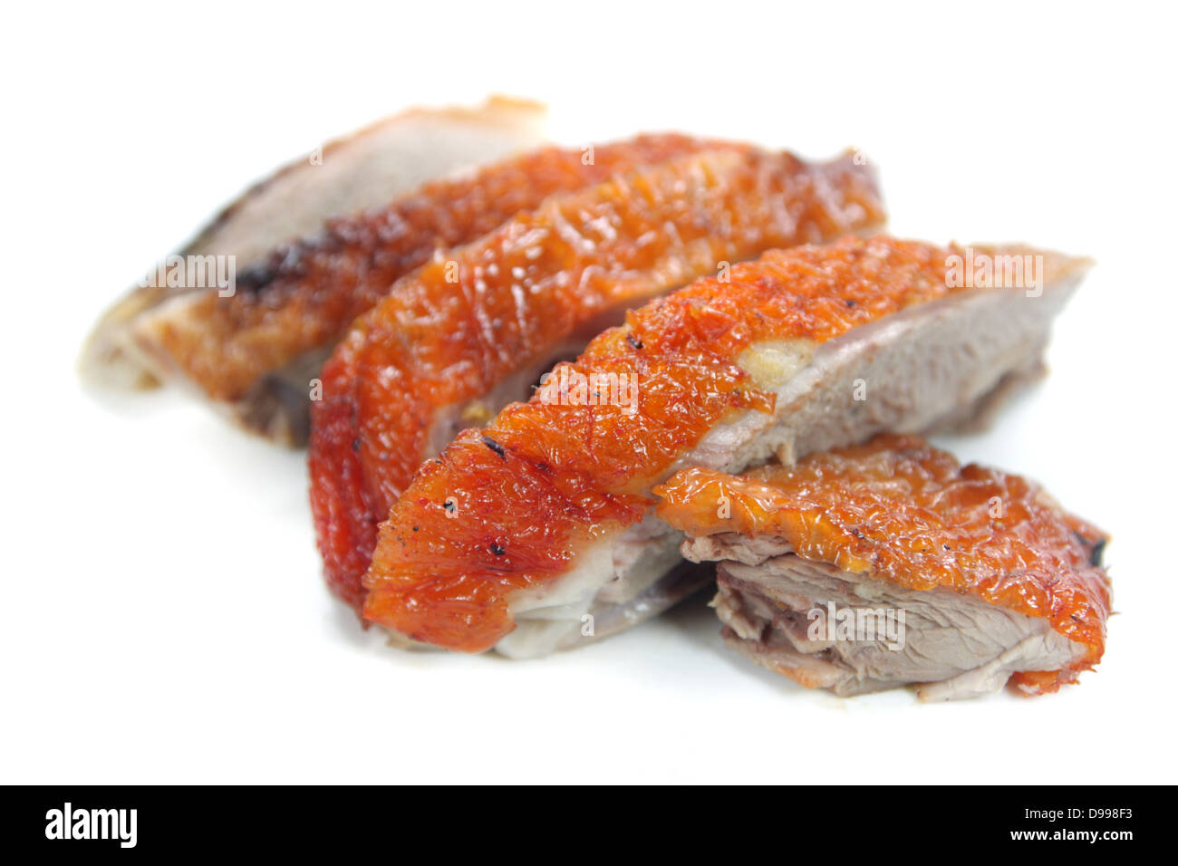 Sliced roasted duck Stock Photo - Alamy