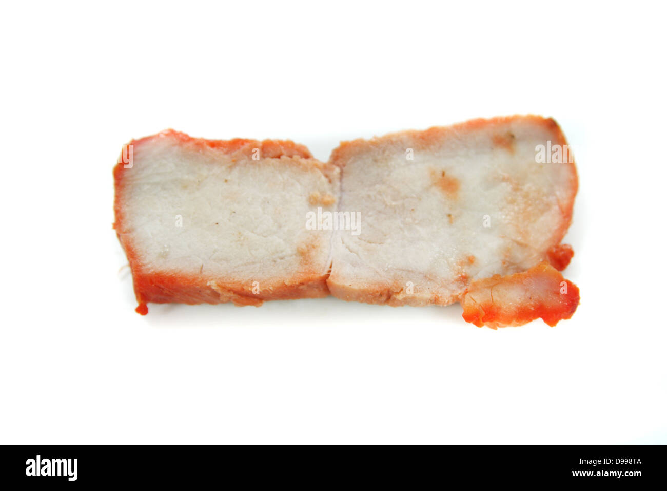 Sliced Chinese red pork Stock Photo - Alamy