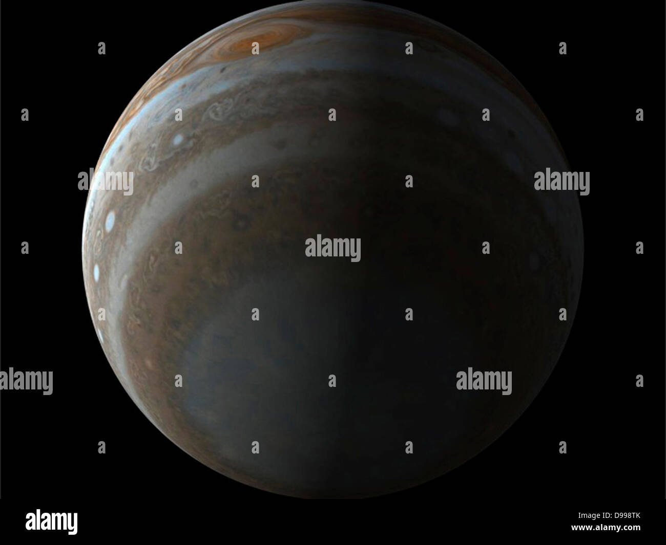 Jupiter south pole planet hi-res stock photography and images - Alamy
