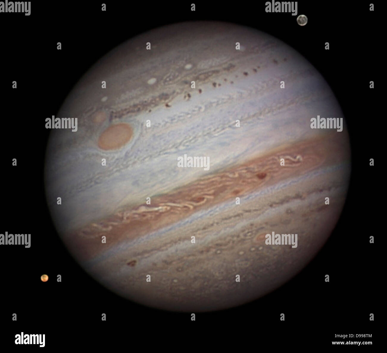 Is visible two of jupiters moons hi-res stock photography and images ...