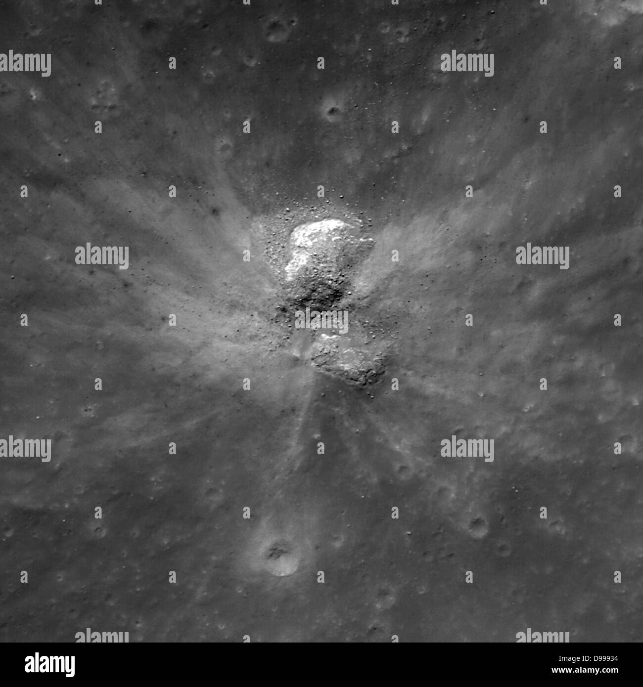 With shape ejecta pattern typical of an oblique impact hi-res stock ...
