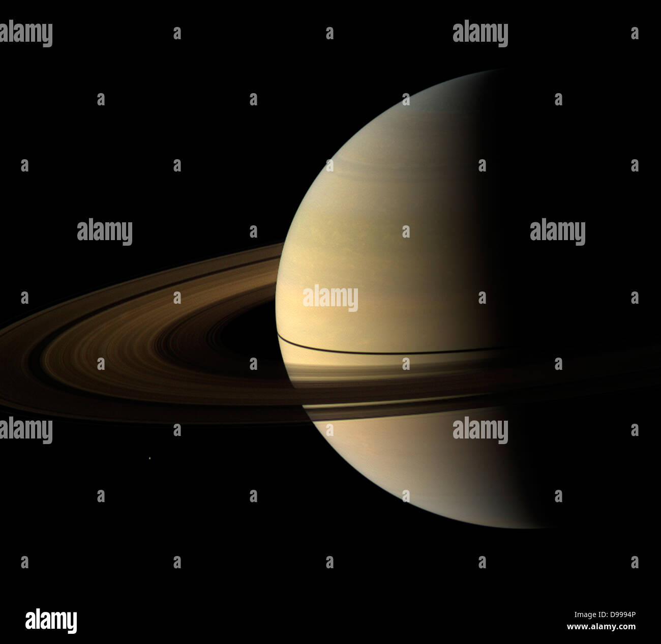 The Cassini spacecraft captured this natural color view of Saturn ...