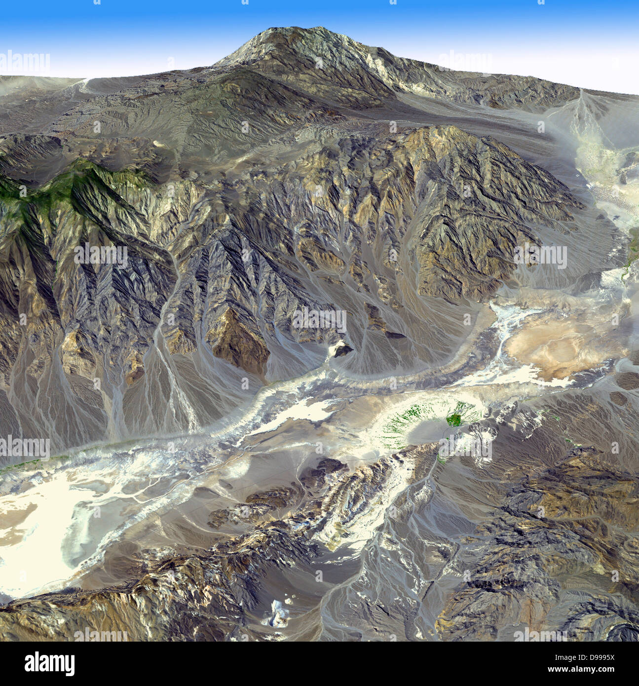 Death Valley, Calif, North America. Satellite image Stock Photo - Alamy
