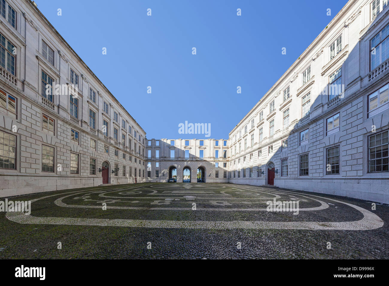Courtyard ajuda national palace hi-res stock photography and images - Alamy
