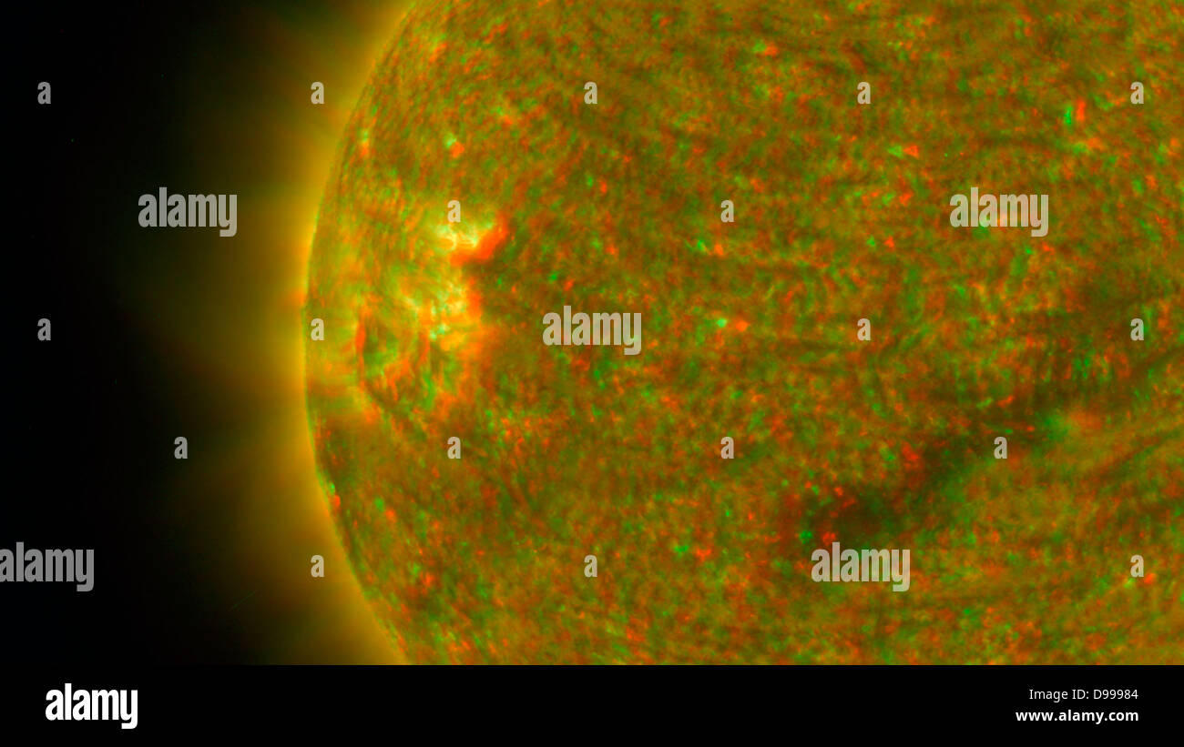 A three-dimensional image of the Sun. STEREO. This image is a composite ...