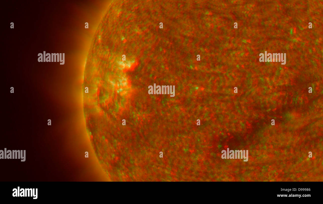 A three-dimensional image of the Sun. STEREO. This image is a composite ...