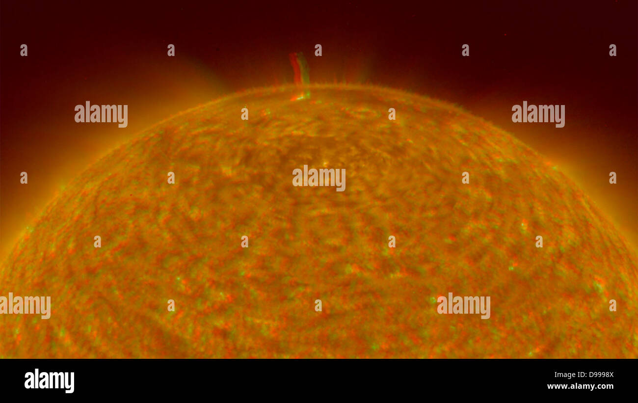 A three-dimensional image of the Sun. STEREO. This image is a composite ...