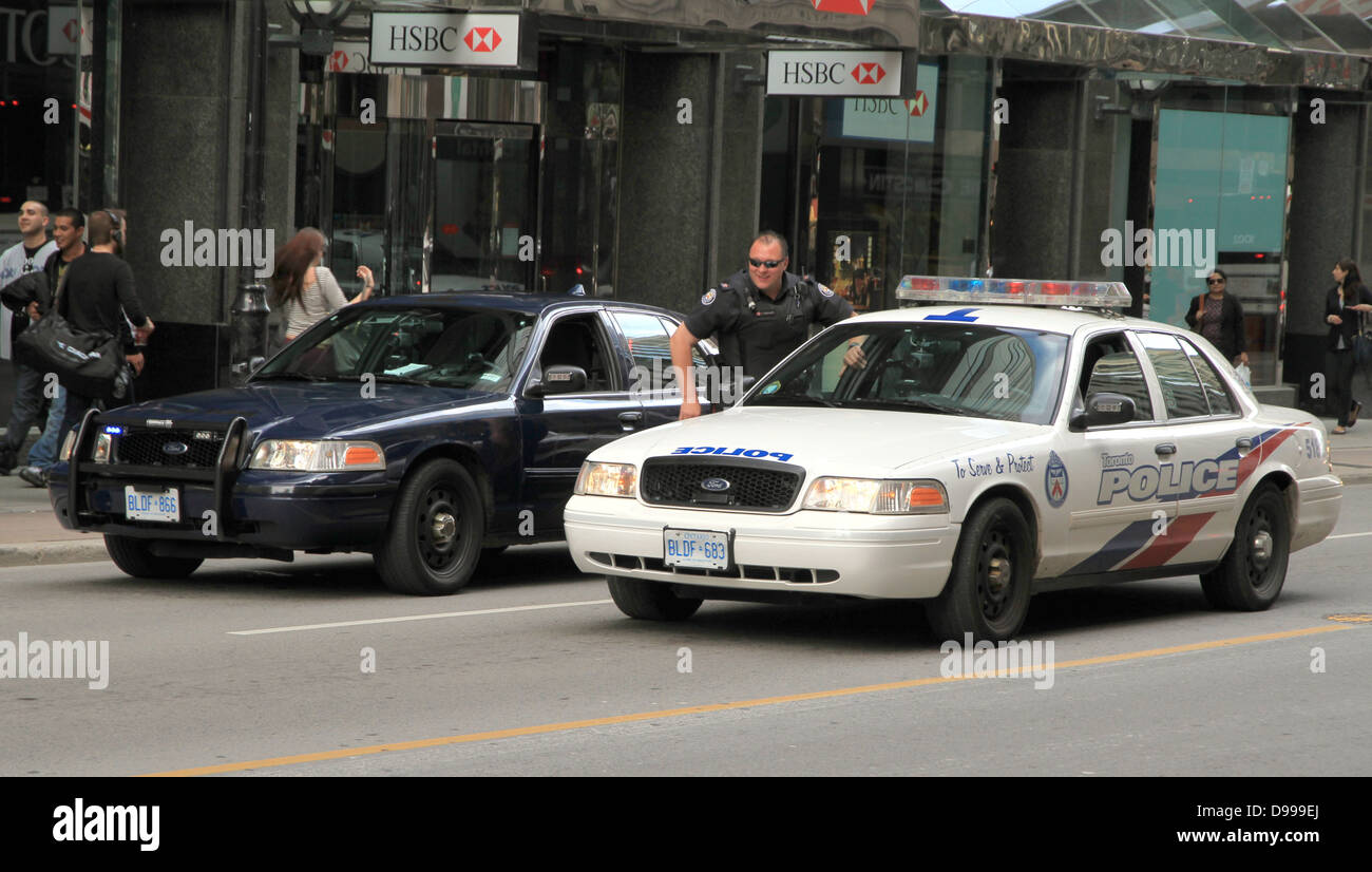 Toronto police car hi-res stock photography and images - Alamy
